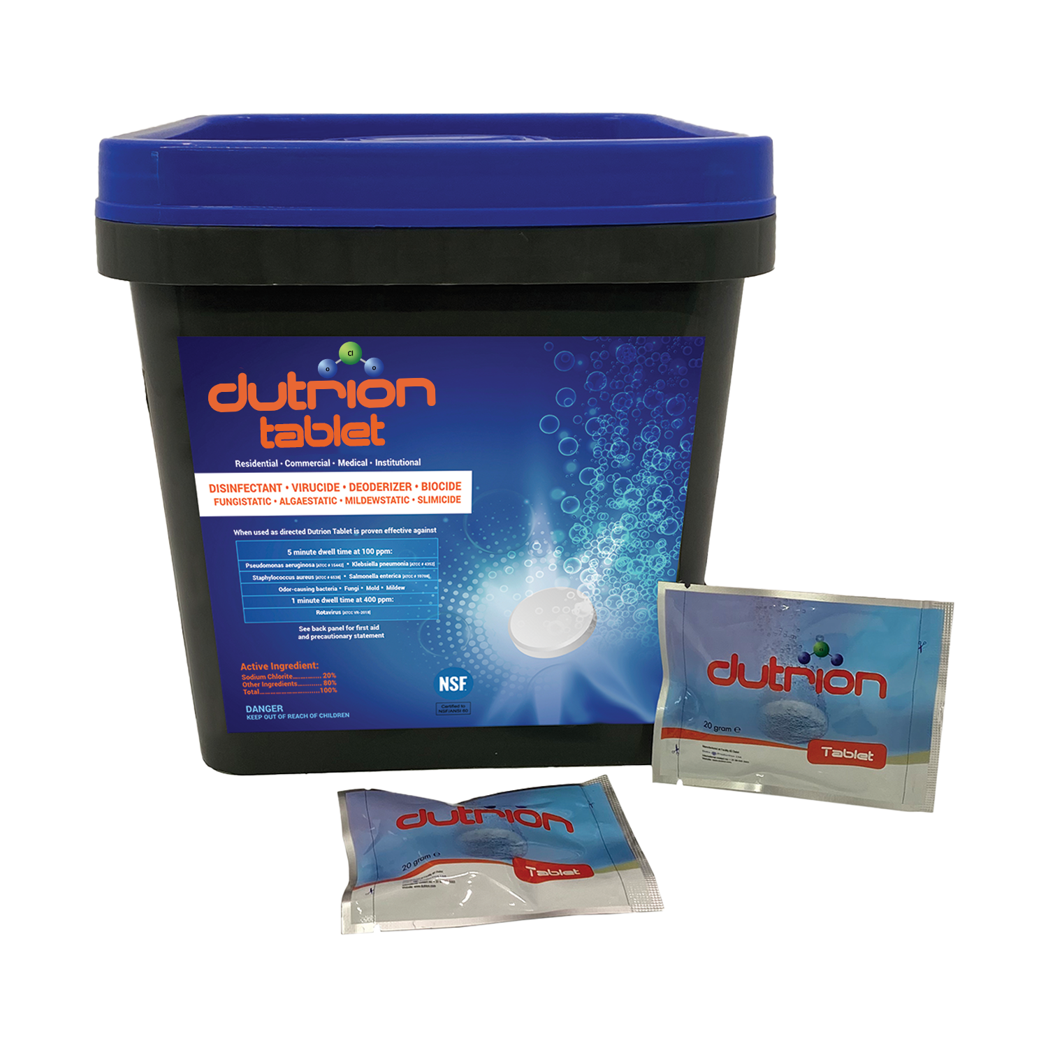 Dutrion Tablet 144 Count – 20-Gram - Dutrion Chlorine Dioxide Solutions